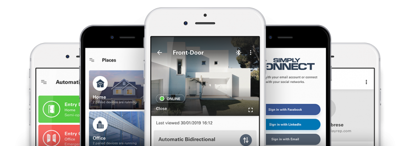 Application Smartphone pour Ouvrir Portail et Porte Garage | FAAC ...